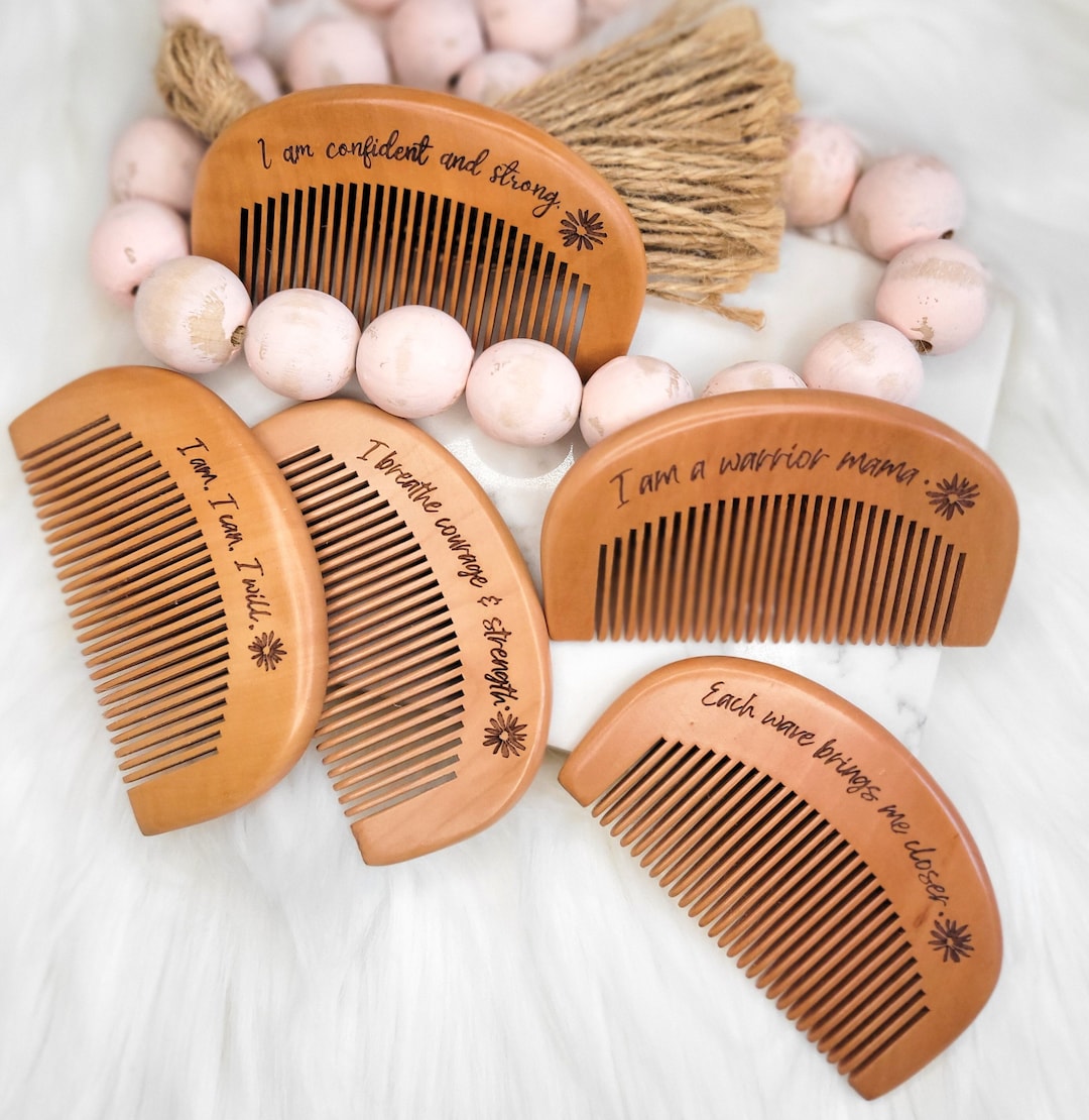 Labor Comb With Birth Affirmations. Birthing. Hypnobirth Natural Birth ...