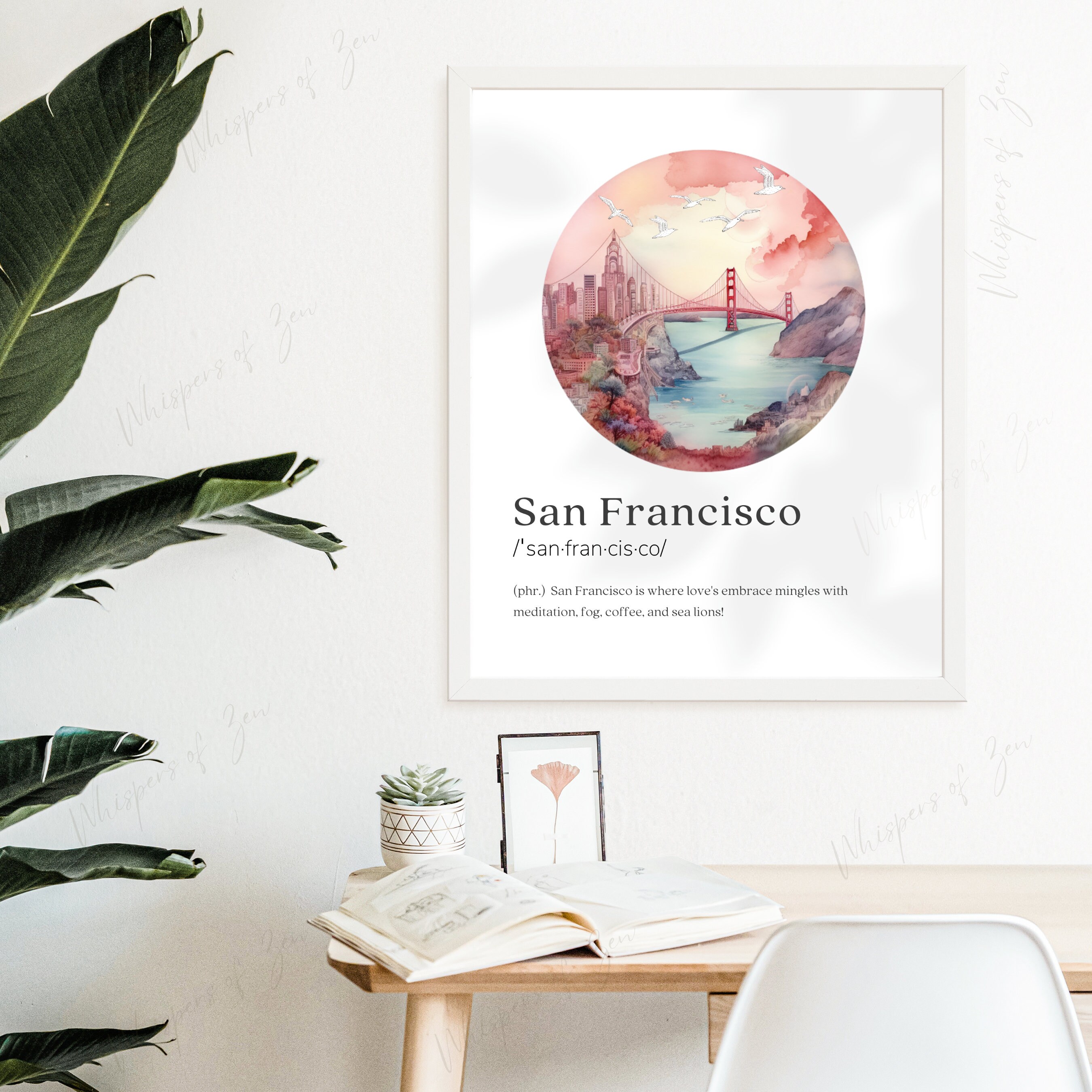 San Francisco Definition Printable Digital Wall Art Poster Printable ...