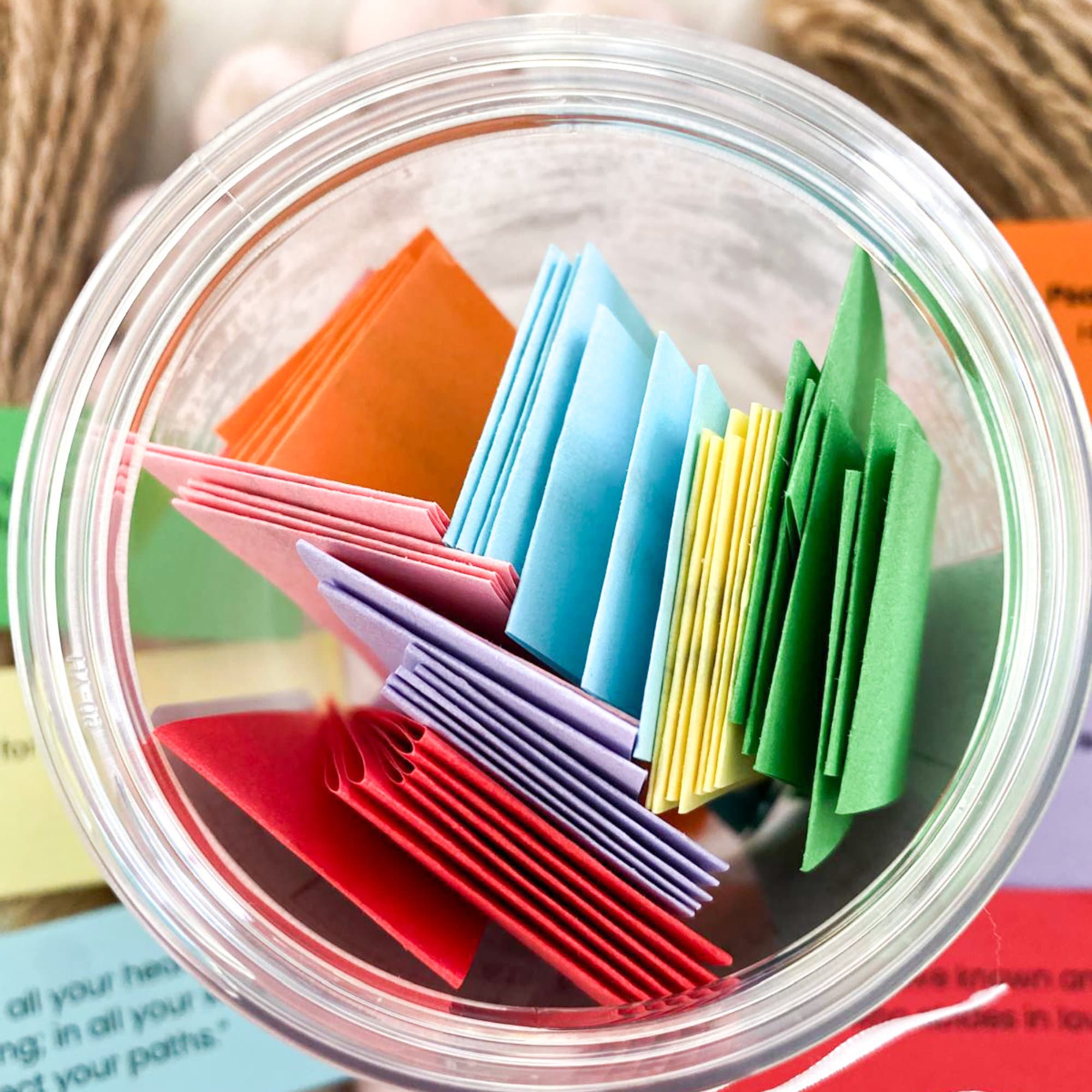 Christian Bible Verses Color Coded Scripture Jar Read Me When Jesus ...