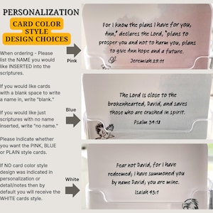 Personalized Scripture Cards Custom Bible Verse Prints Christian Gifts ...