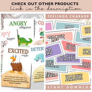 Kid Emotion Card Emotional Regulation Social Psychology Feeling Card ...