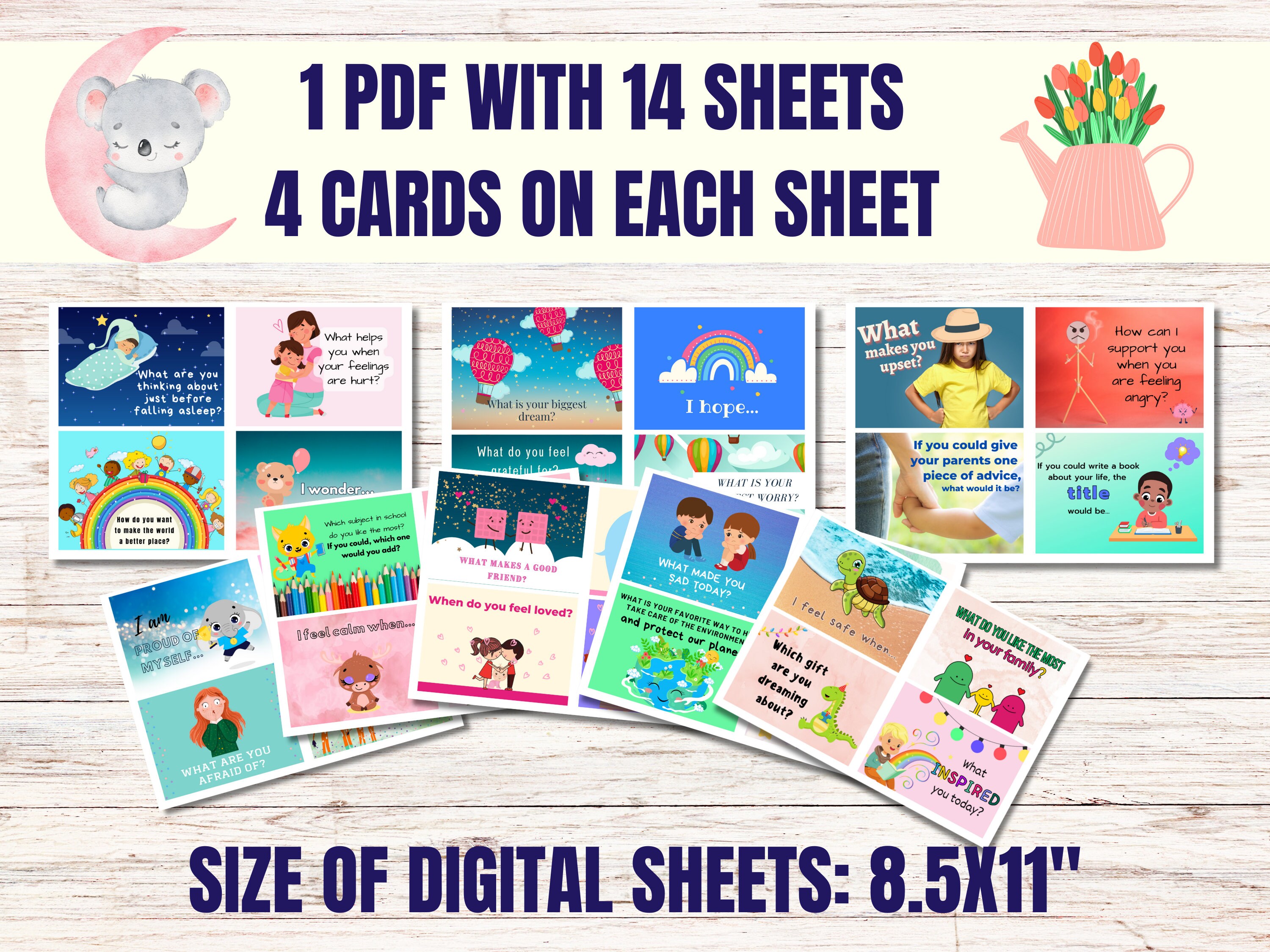 Family Conversation Cards Table Talk Conversation Cards Conversation ...