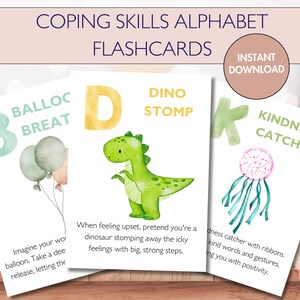 ABC Coping Skills Alphabet Kid Coping Skills Strategies School ...