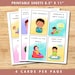 Coping Skill Flashcard Kid Calming Corner Cards Emotional Regulation ...