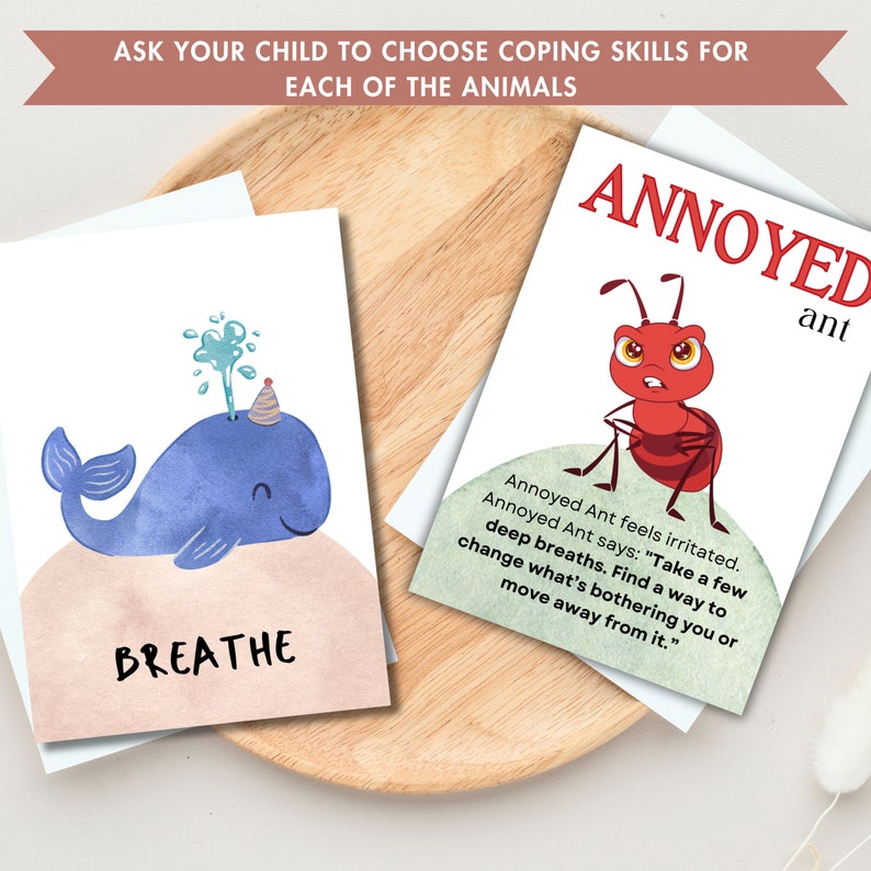 Emotional Regulation Kid Calming Corner Classroom Feelings Card Social ...