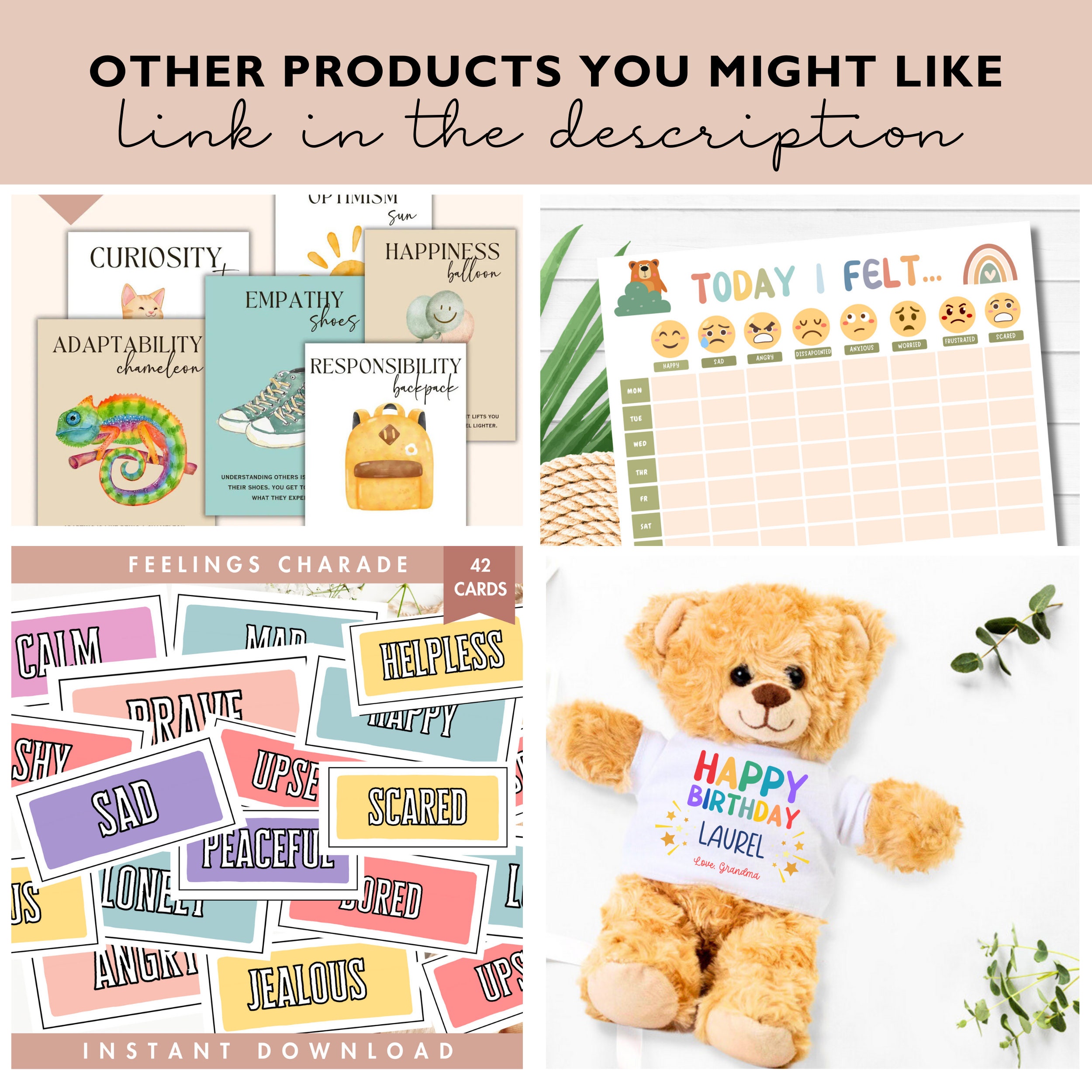 Emotional Regulation Kid Calming Corner Classroom Feelings Card Social ...