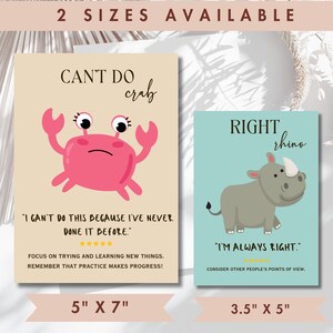 Therapy Card Cognitive Distortion School Counselor Printable Card ...