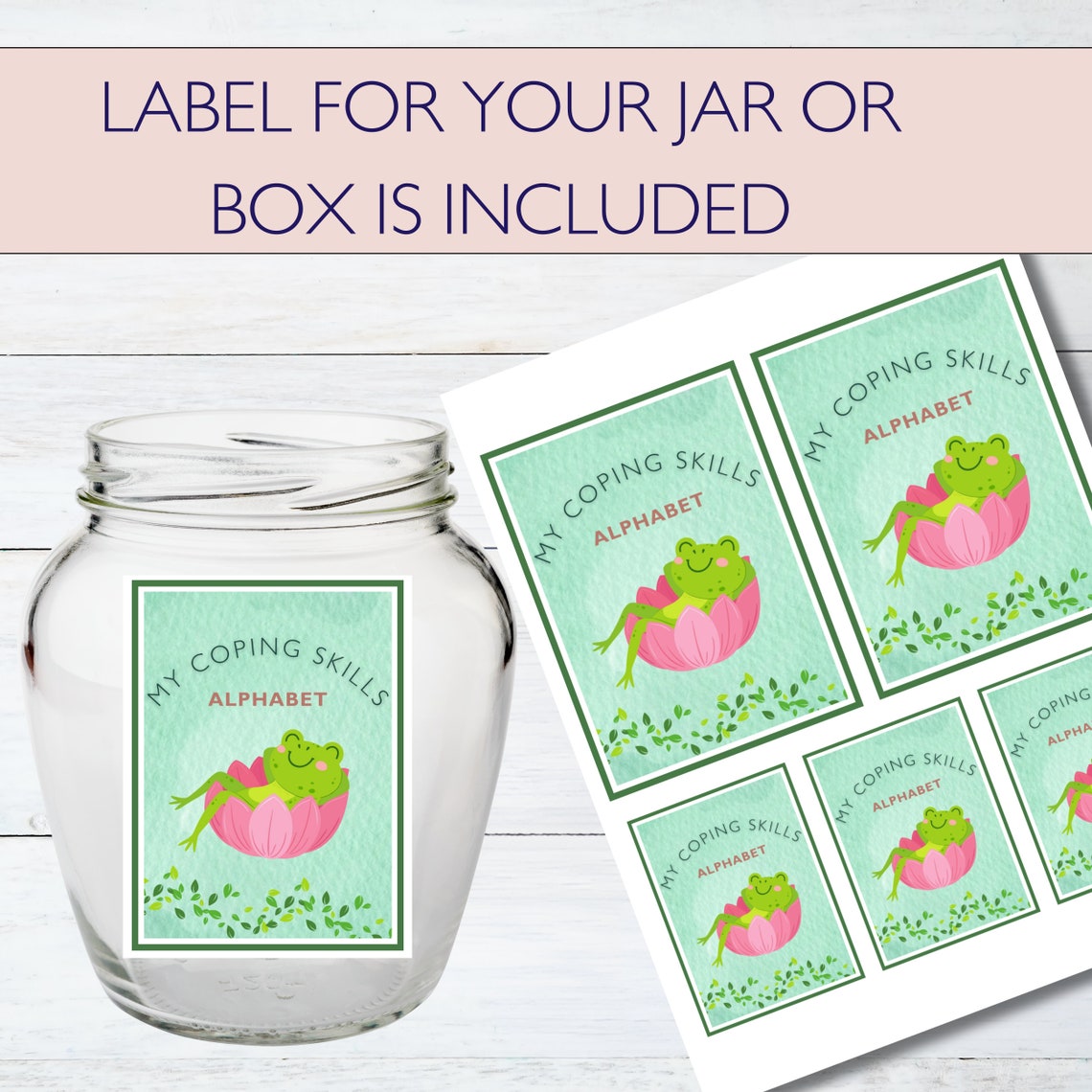 ABC Coping Skills Alphabet Kid Coping Skills Strategies School - Etsy