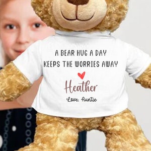 Worry Bear Teddy Gift From Grandma Comfort Plush Teddy Soft Plush ...