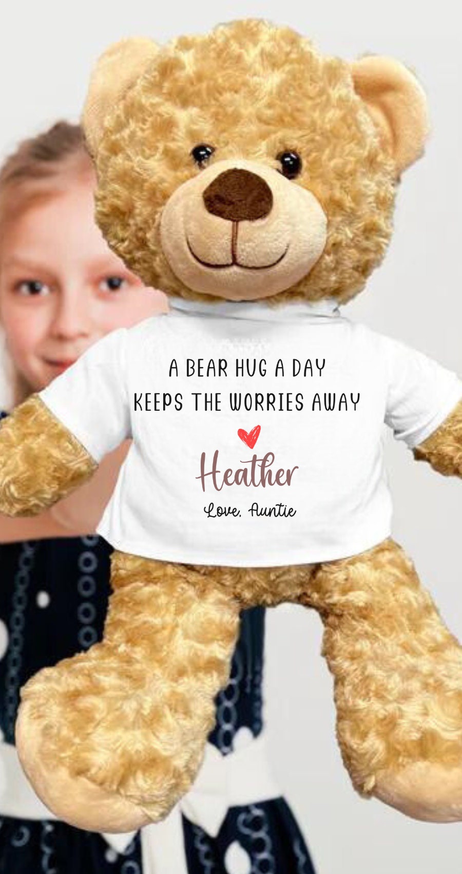 Worry Bear Teddy Gift From Grandma Comfort Plush Teddy Soft Plush ...