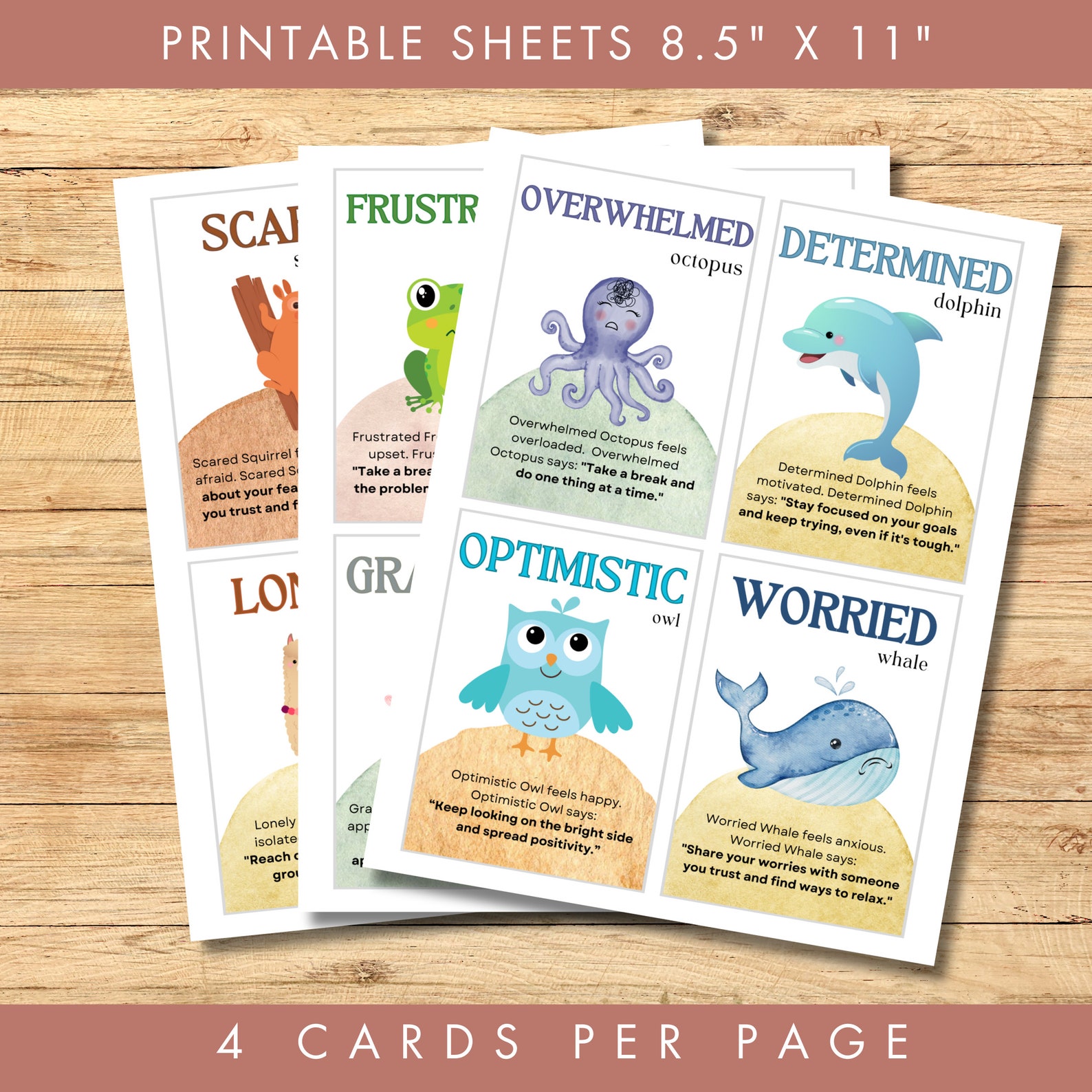 Feelings Cards Zones of Regulation Calming Corner Classroom Feelings ...