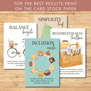 Value Cards Psychology Acceptance and Commitment Therapy for Kids ...