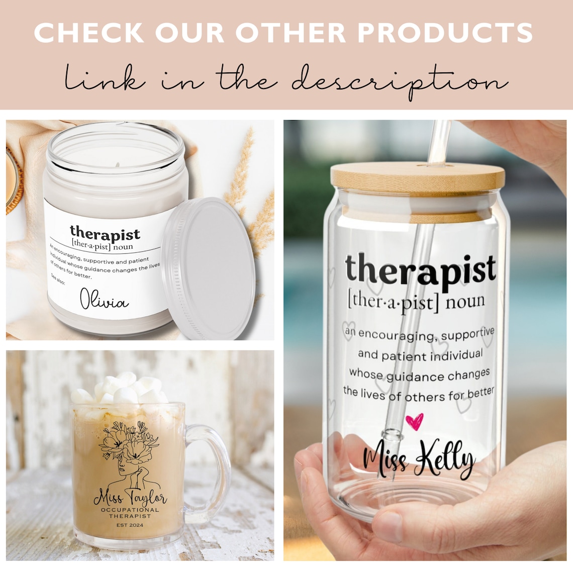 Therapist Mug Therapist Gift Coffee Mug Personalized Therapist Cup ...