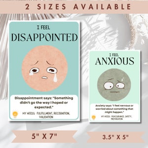 Kid Emotion Card Emotional Regulation Social Psychology Feeling Card ...