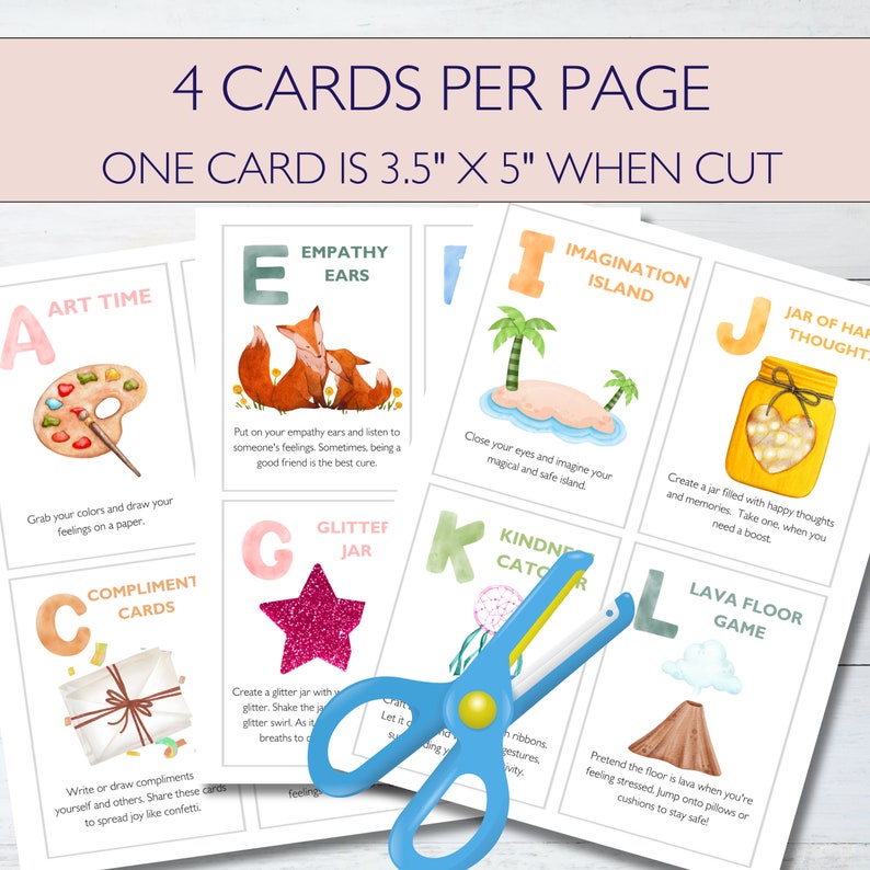 ABC Coping Skills Alphabet Kid Coping Skills Strategies School - Etsy