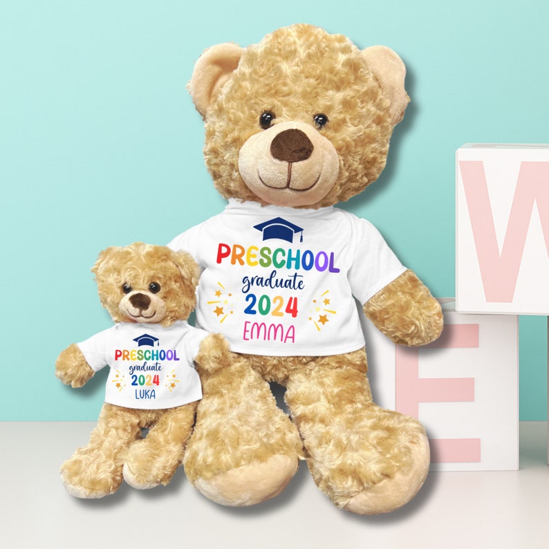 Preschool Graduation Gift Custom Teddy Graduation Keepsake Personalized ...