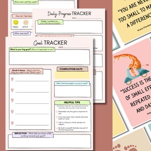 Goal Tracker Printable Goal Setting Planner Printable Goal Homeschool ...