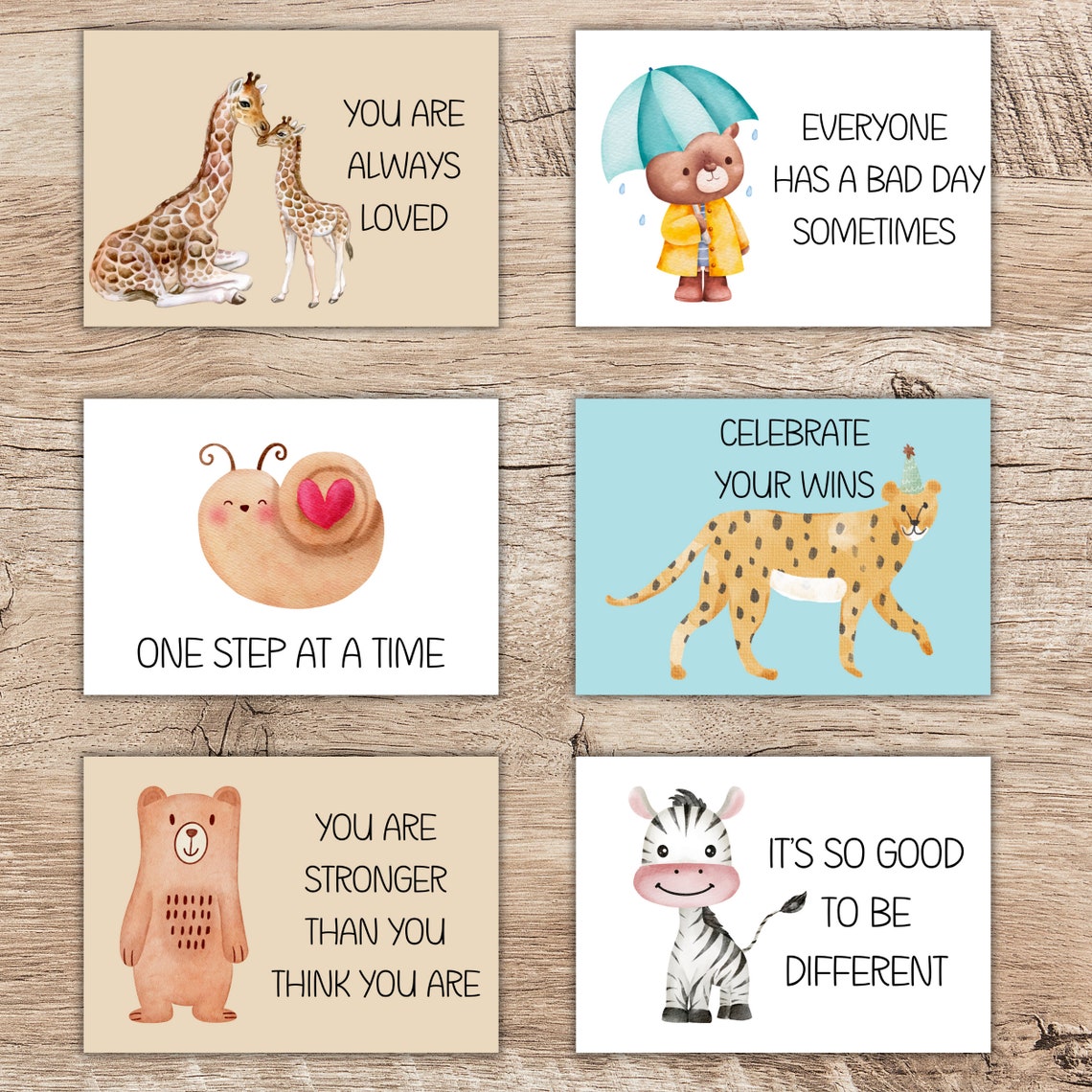 Encouragement Card Inspirational Card for Kid Positivity Card ...