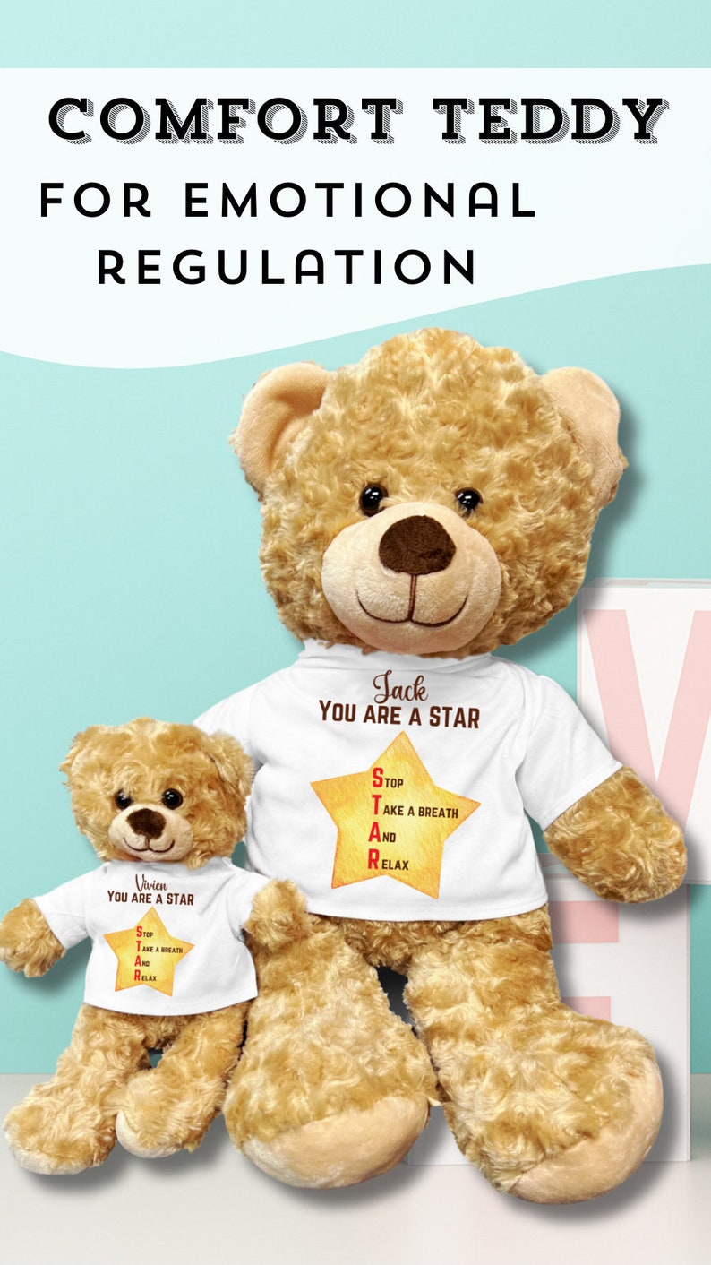 Emotional Support Teddy Bear Personalized Teddy Calming Technique ...