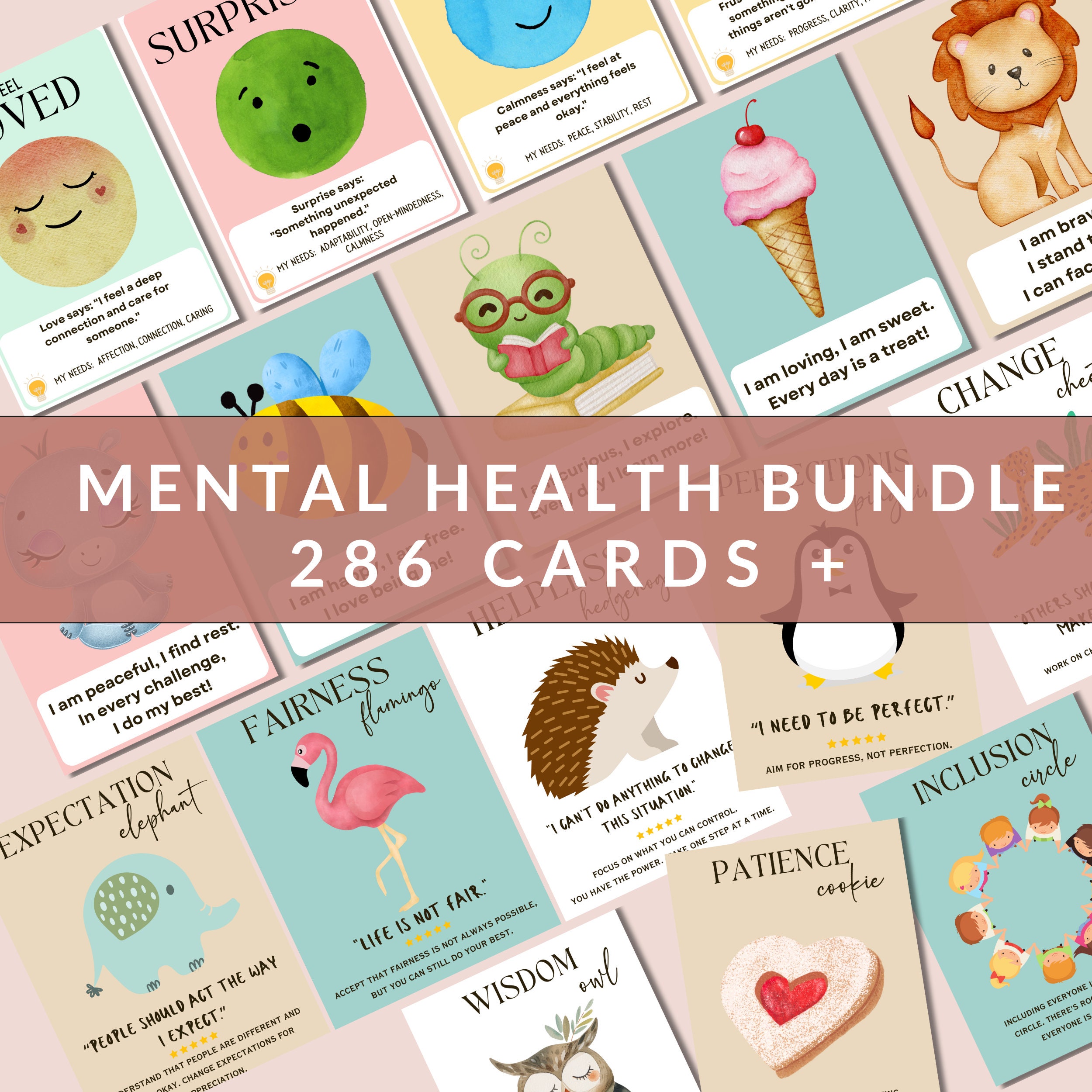 School Counselor Mental Health Bundle Emotional Regulation Kid Mental ...