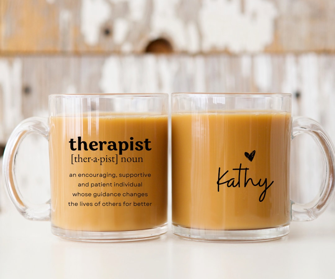 Therapist Mug Therapist Gift Coffee Mug Personalized Therapist Cup ...