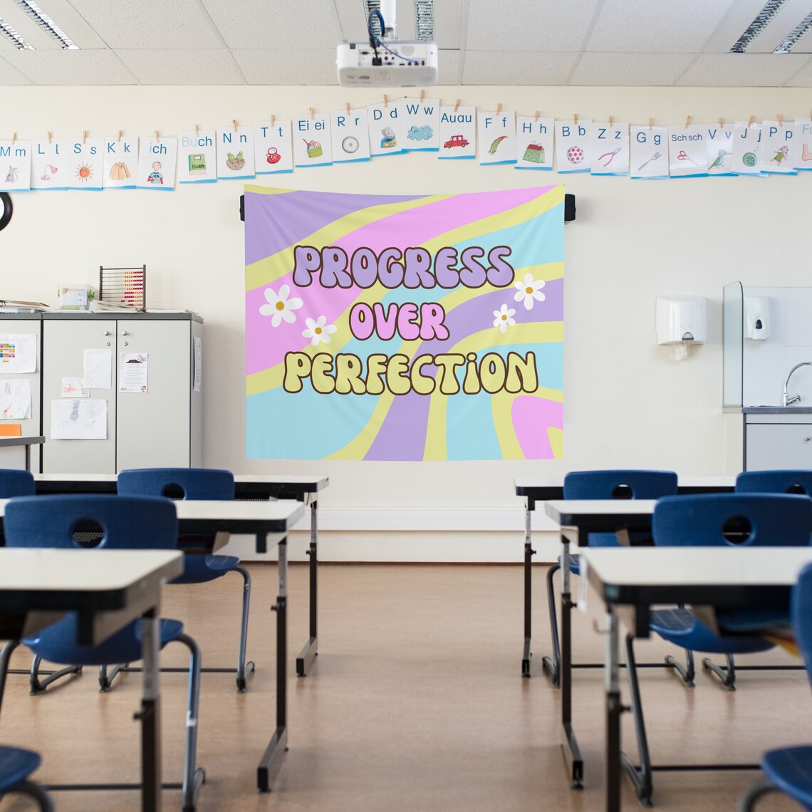 Classroom Tapestry Classroom Decor Positive Classroom Teacher Tapestry ...