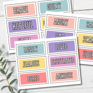 Family Game Kid Charades Printable Game for Kids Emotions Games Social ...