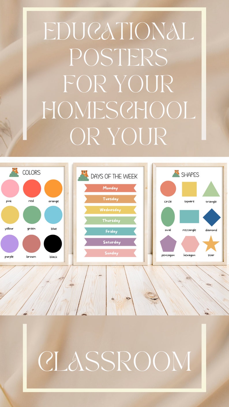 Educational Poster Homeschool Printable Classroom Educational Printable ...
