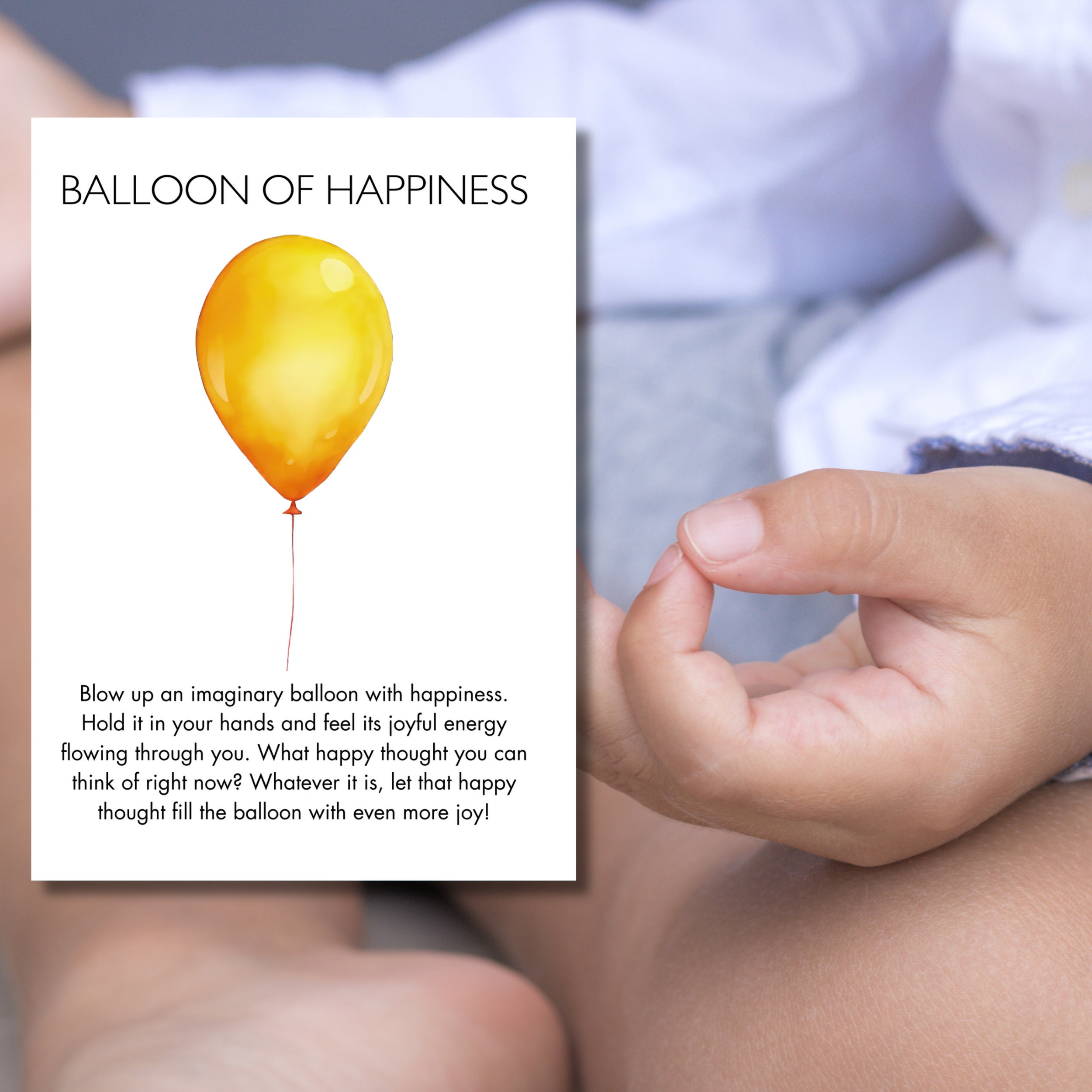 Mindful Cards Mindful Breathing Cards Kids Emotional Wellbeing - Etsy