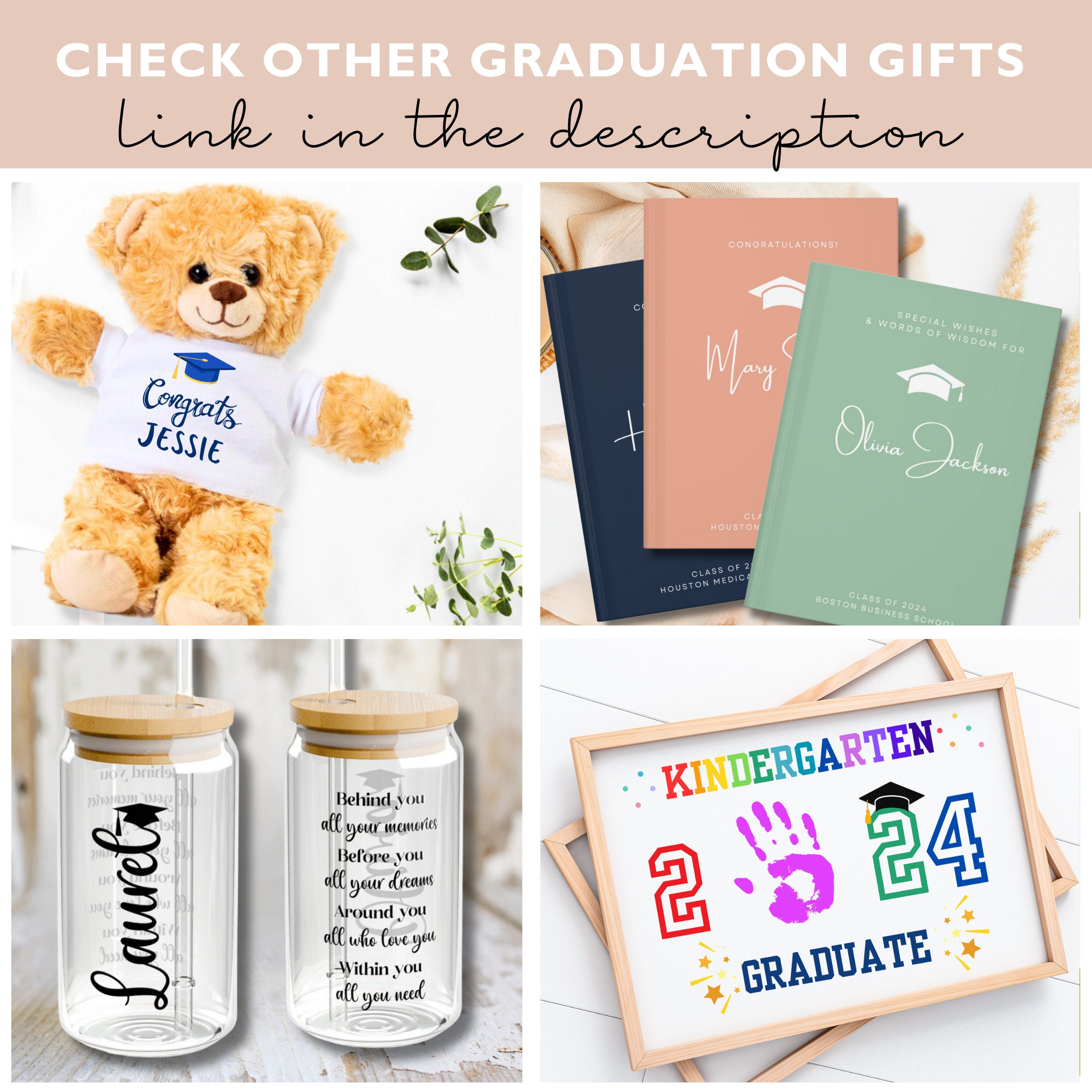 Graduate Gift Class of 2024 Graduation Gift for Her Graduation Bear ...
