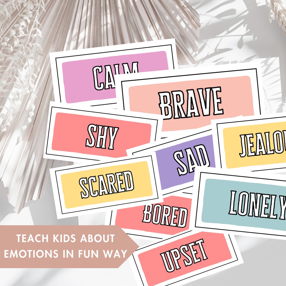 Family Game Kid Charades Printable Game for Kids Emotions Games Social ...