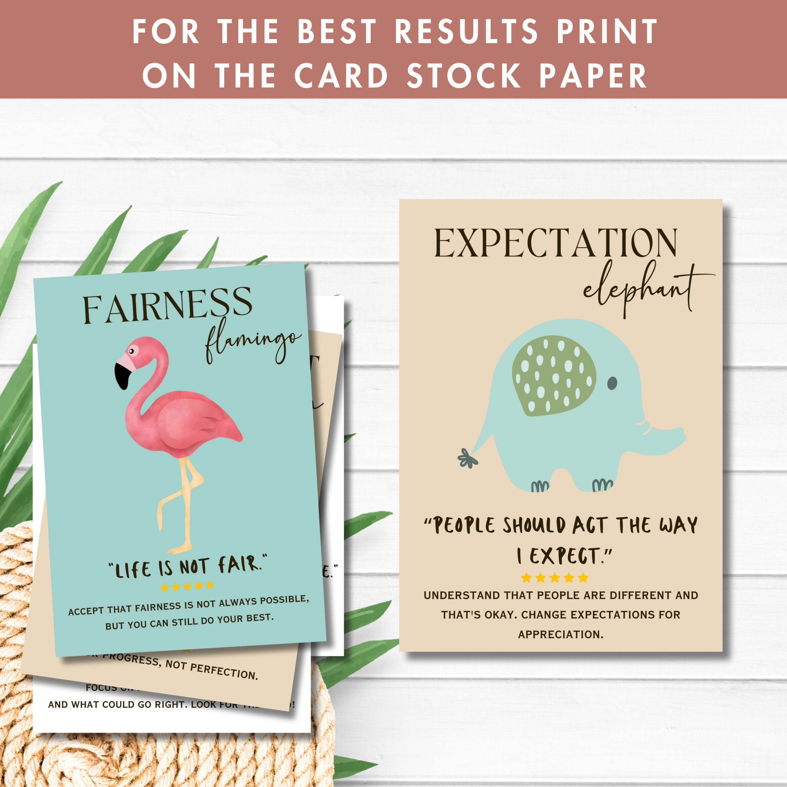 Therapy Card Cognitive Distortion School Counselor Printable Card ...