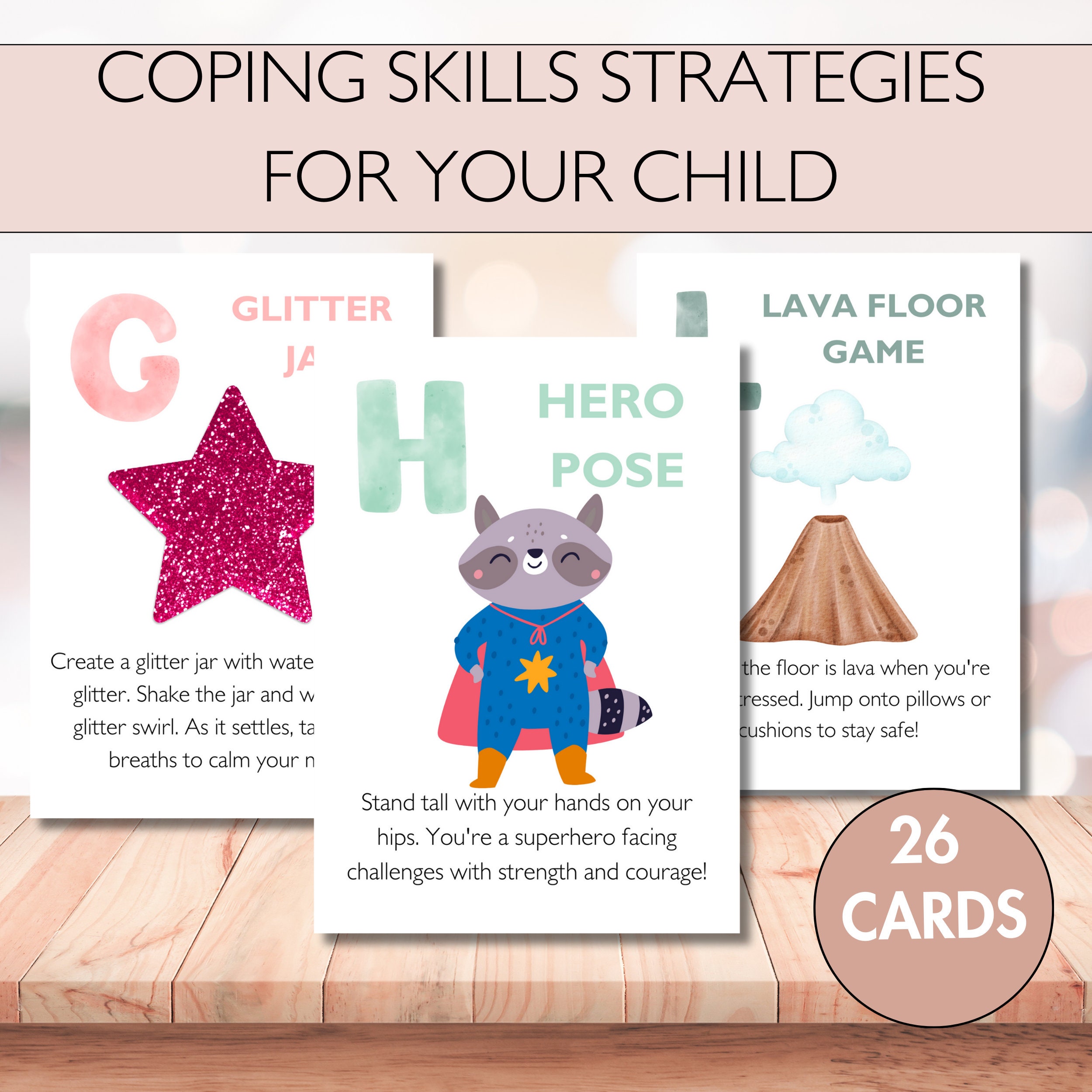 ABC Coping Skills Alphabet Kid Coping Skills Strategies School - Etsy
