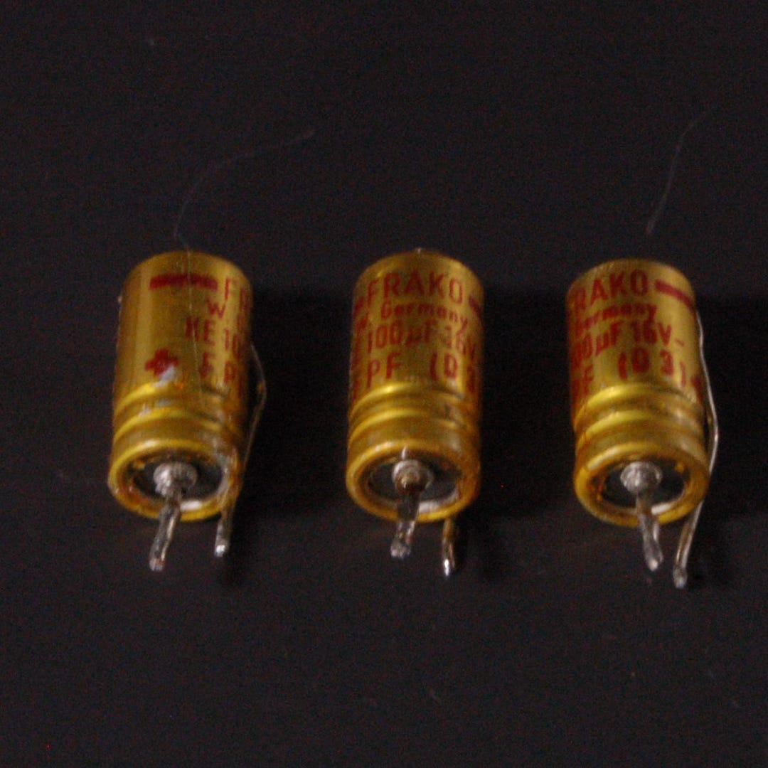 FRAKO Electrolytic Capacitors – 100µF 16V – West Germany – Archived ...