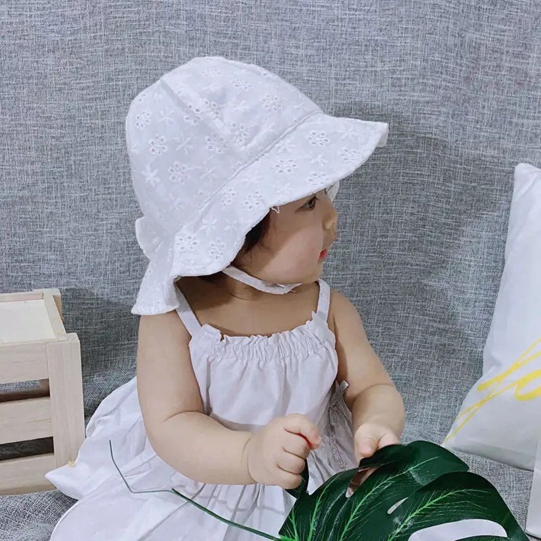 Summer Baby Girl Bucket Sun Hat - Etsy
