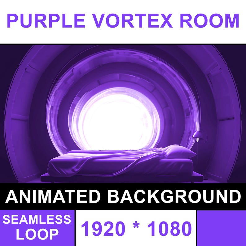 Animated Purple Room Background | 1920x1080 Seamless Loop | Be Right ...