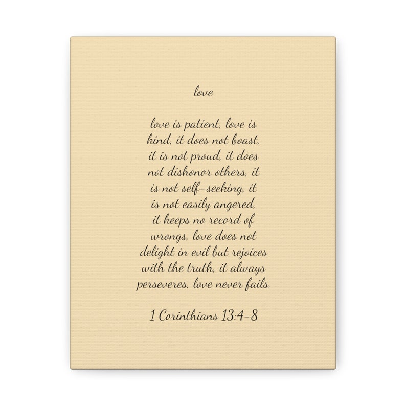 Bible Verse Canvas, Bible Verse Wall Art, Canvas Bible Verse, Modern ...