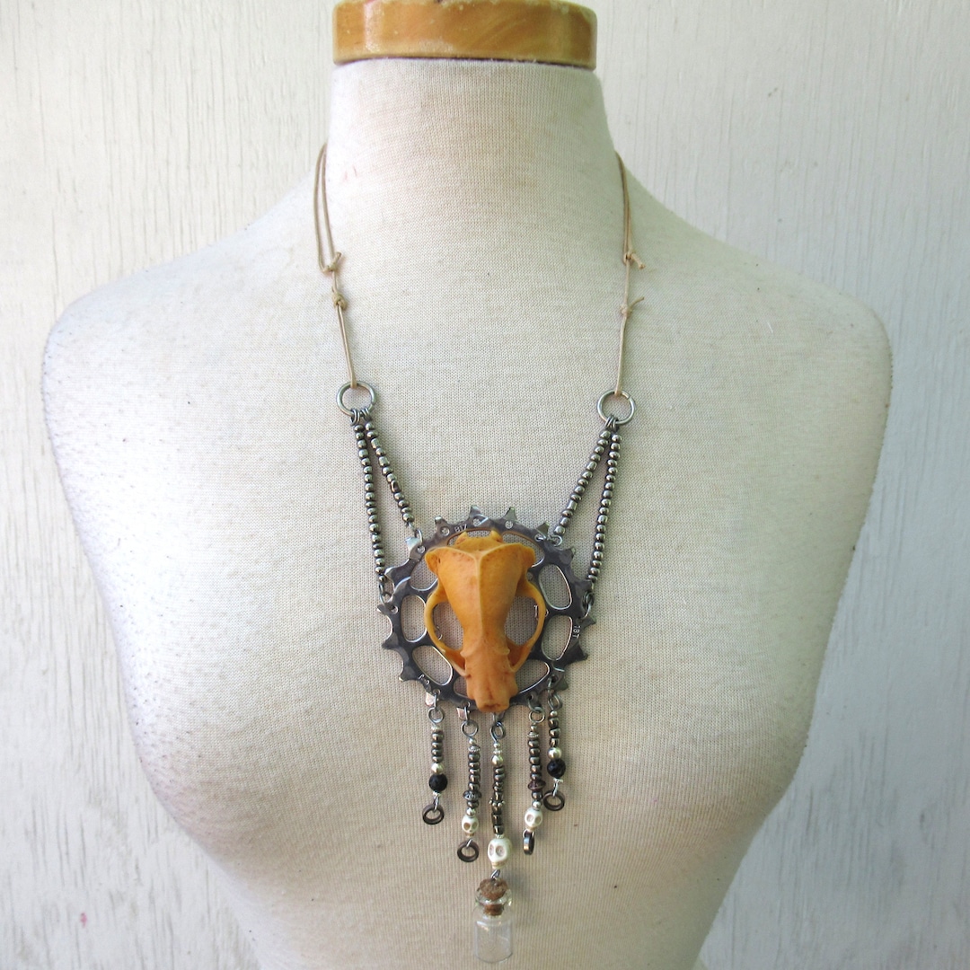 Marconi (post Apocalyptic Themed Badger Skull Necklace) - Etsy