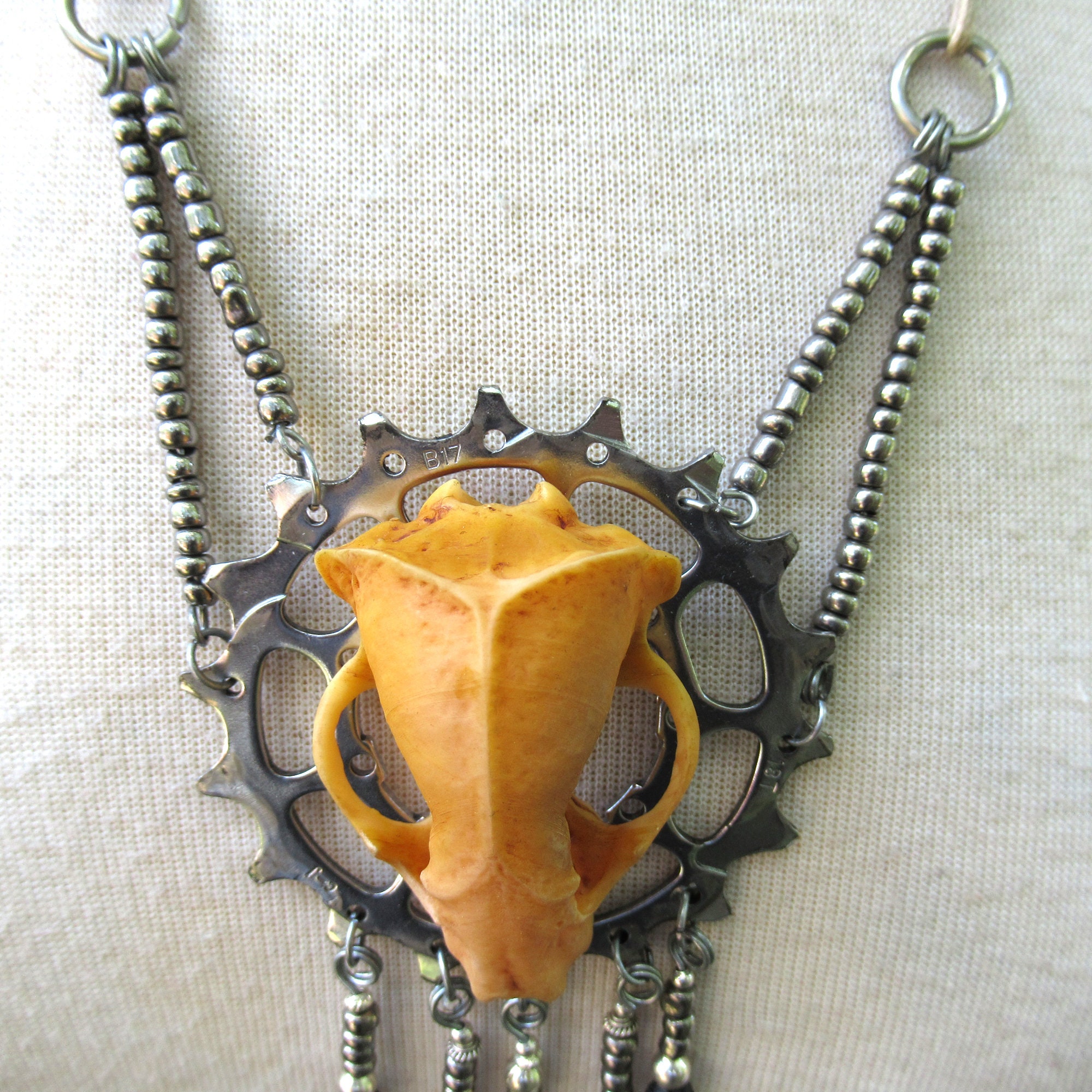 Marconi (post Apocalyptic Themed Badger Skull Necklace) - Etsy