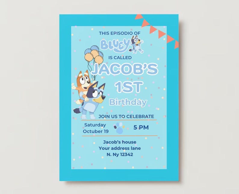 Bluey Birthday - Etsy