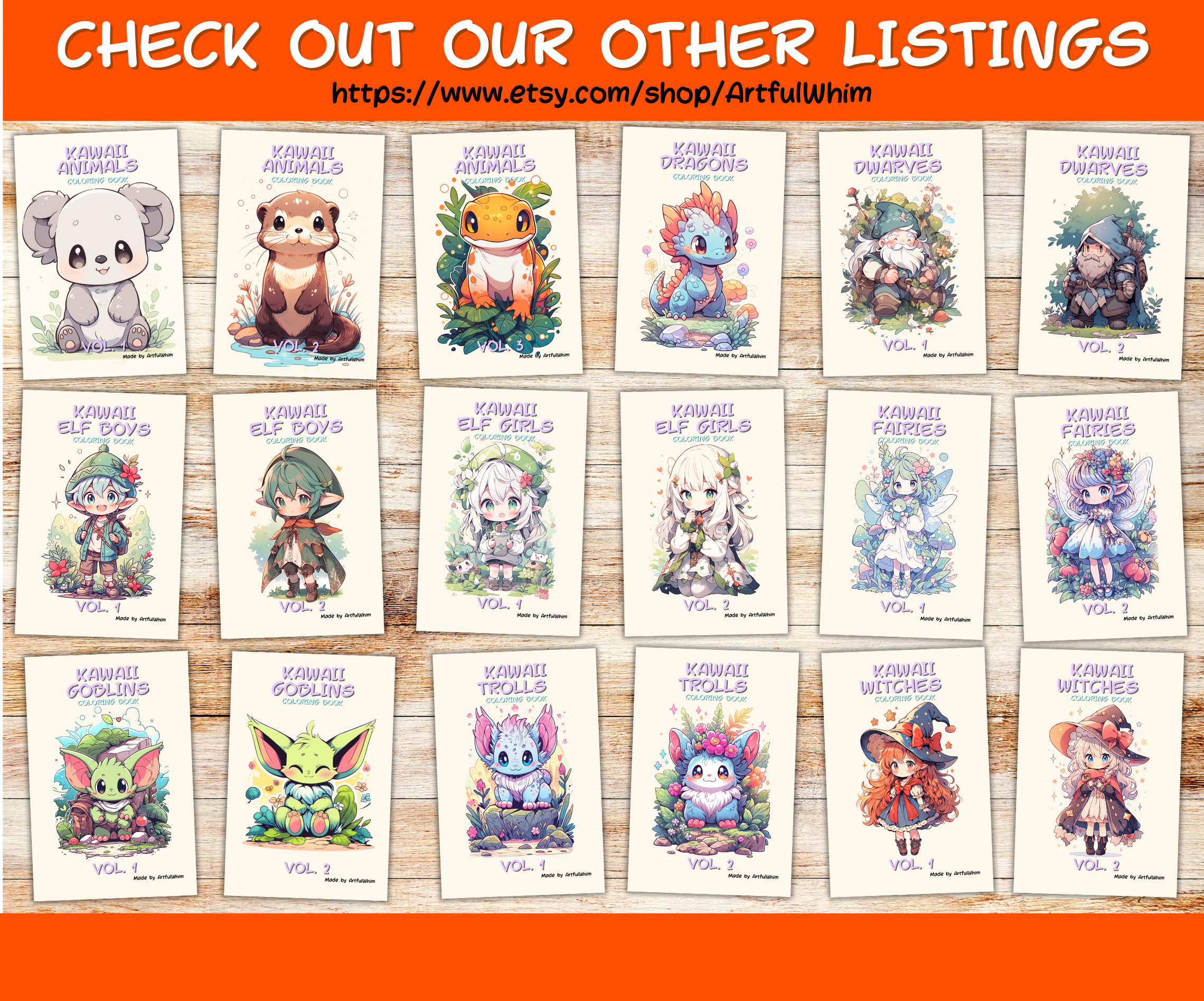 30 Halloween Monsters Volume 1 Coloring Pages Book, Adults, Instant ...