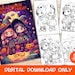 60 Kawaii Easy Doodles Coloring Pages Book, Kids, Adults, Instant ...