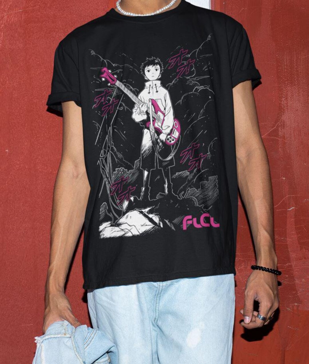 Unisex, Haruko Haruhara Shirt -flcl Shirt,flcl Tshirt,flcl T Shirt ...
