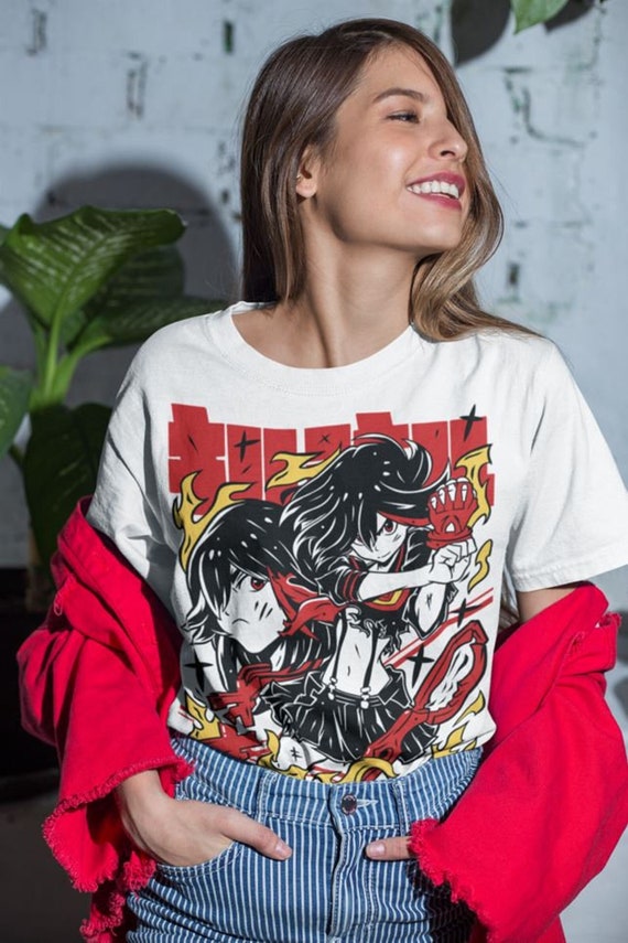 Unisex Kill La Kill Ryuko Matoi Anime T-shirt, Manga Waifu Unisex Kill La Kill Ryuko Matoi Anime T-shirt, Manga Waifu
