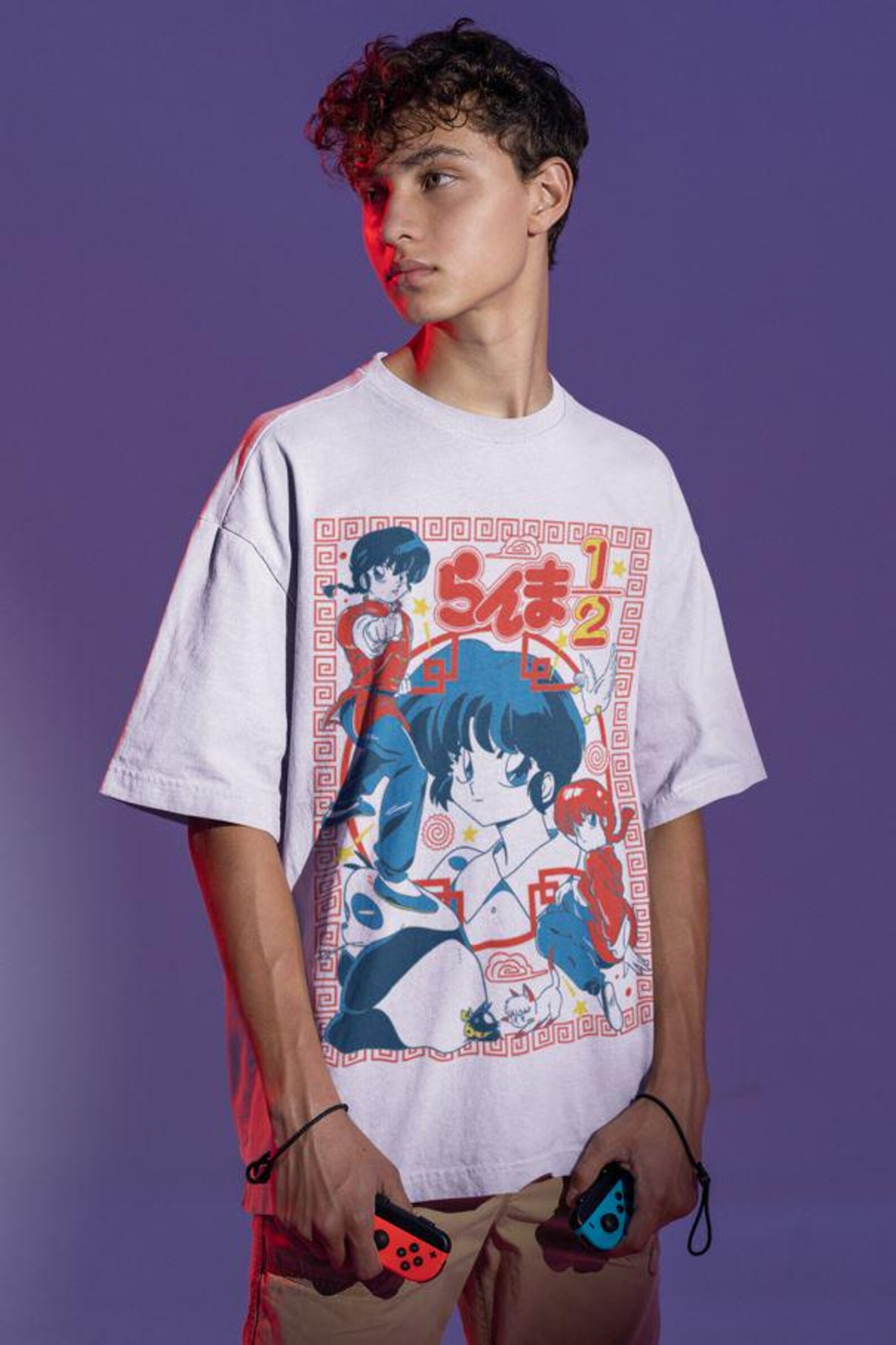 Unisex Ranma Saotome Anime T-shirt, Genma Panda Manga Shirt - Etsy
