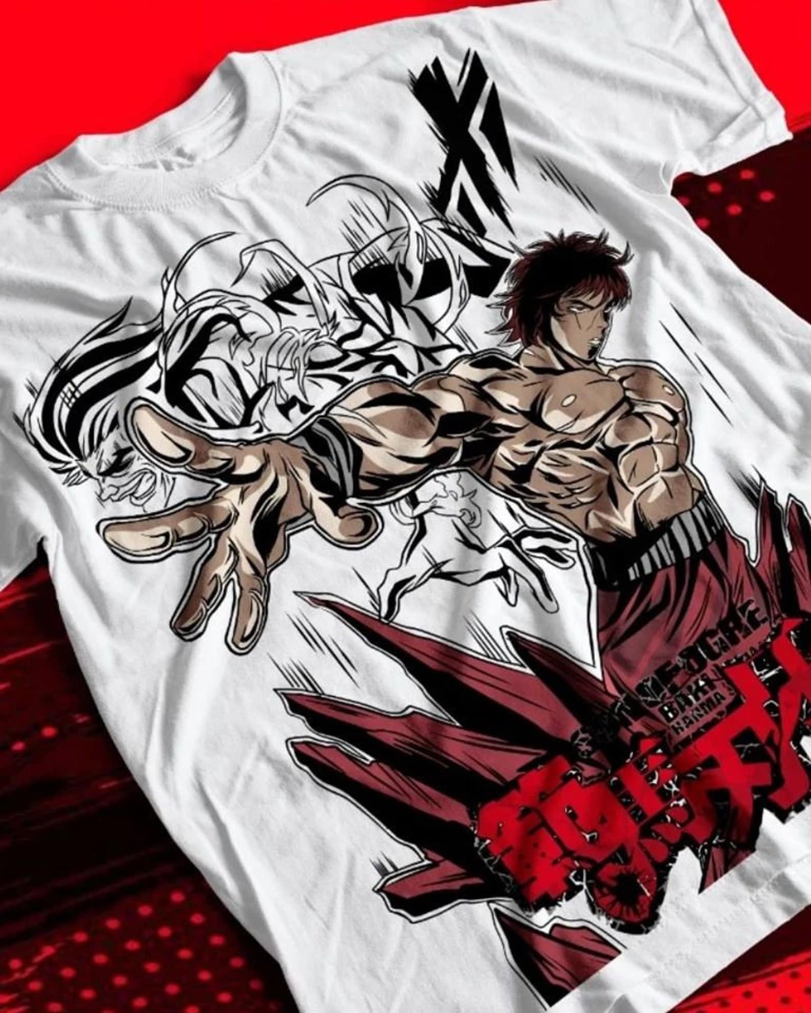 Baki T-shirt Baki Hanma T-shirt Baki the Grappler T-shirt - Etsy UK