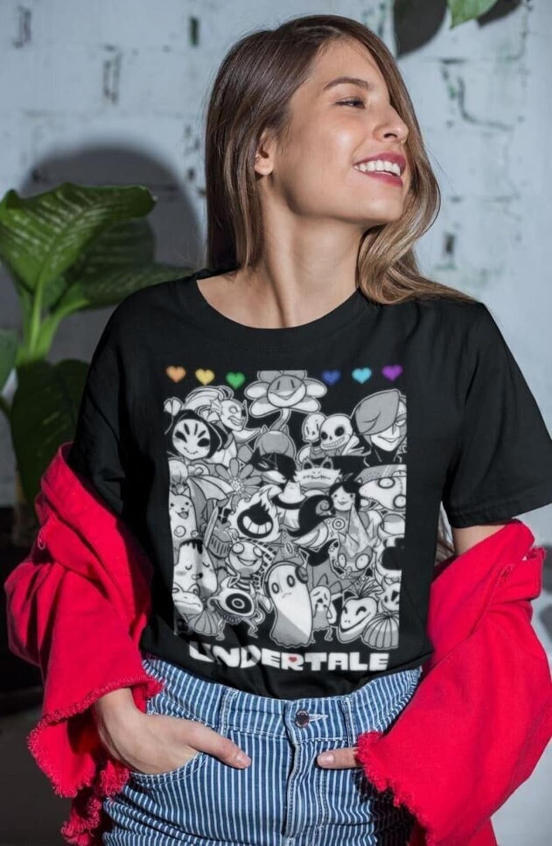 Unisex Undertale Gaming T-shirt Sans Papyrus Toriel Undyne Alphys ...