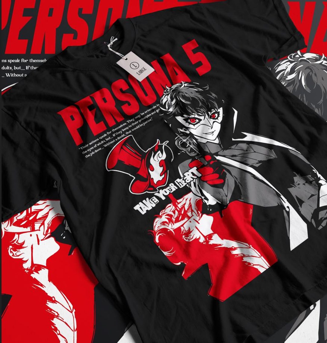 Persona 5, Goro Akechi, Shin Megami Tensei, Game Gift, Gaming Shirt ...