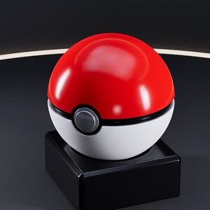 Pokeball 3d files, with functional hinge - Etsy México