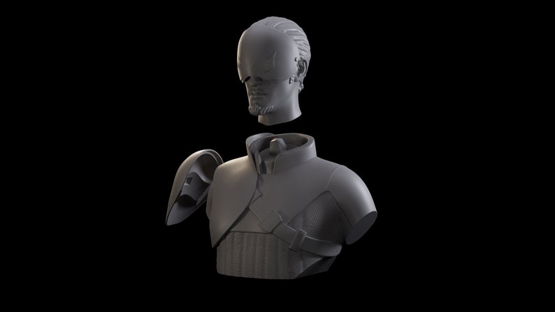 Kanan Jarrus Bust High Detail 3D Files - Etsy